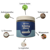 Fido Calming Chews - for angst, stress og uro hos hunder